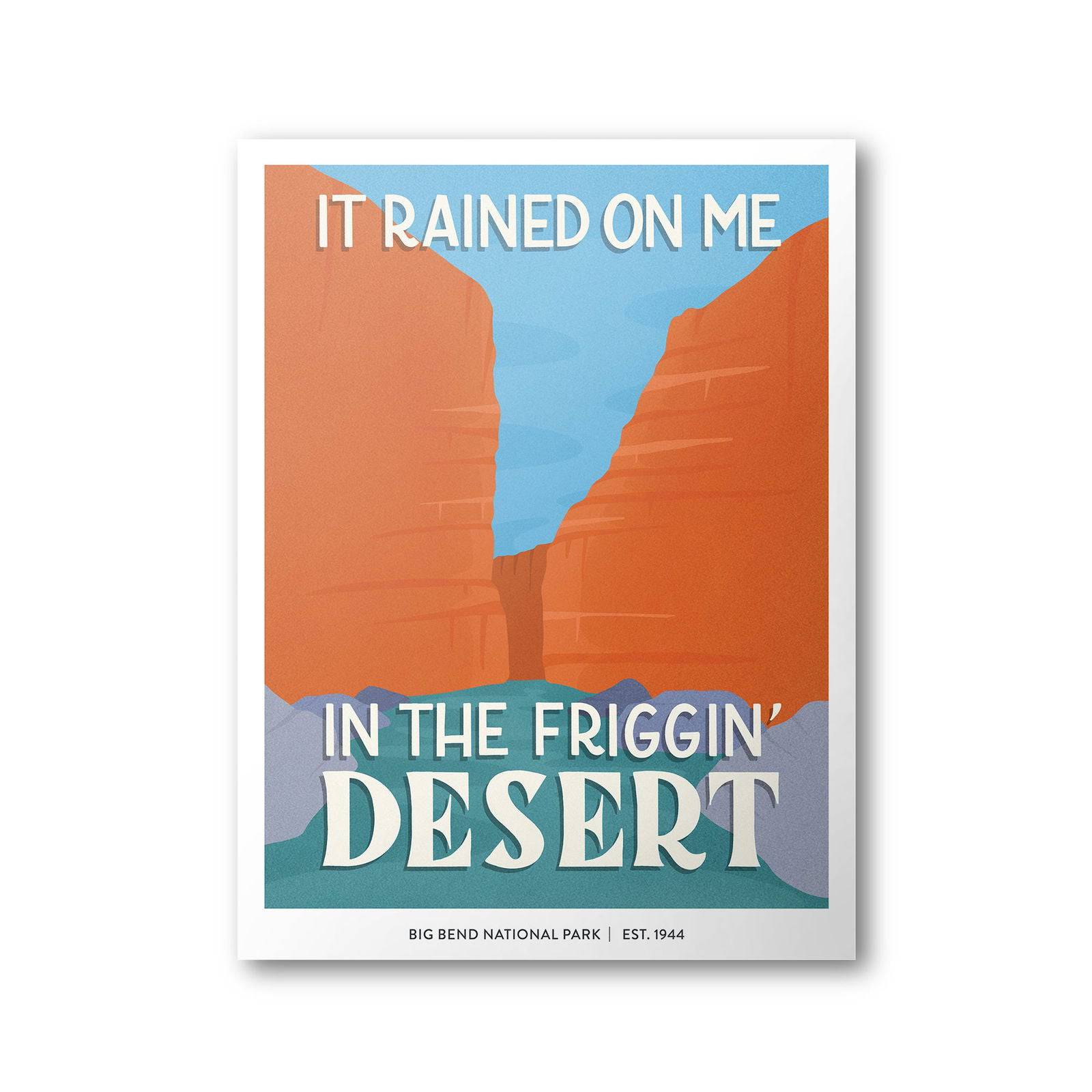Big Bend National Park Poster | Subpar Parks Poster | Albion Mercantile Co.