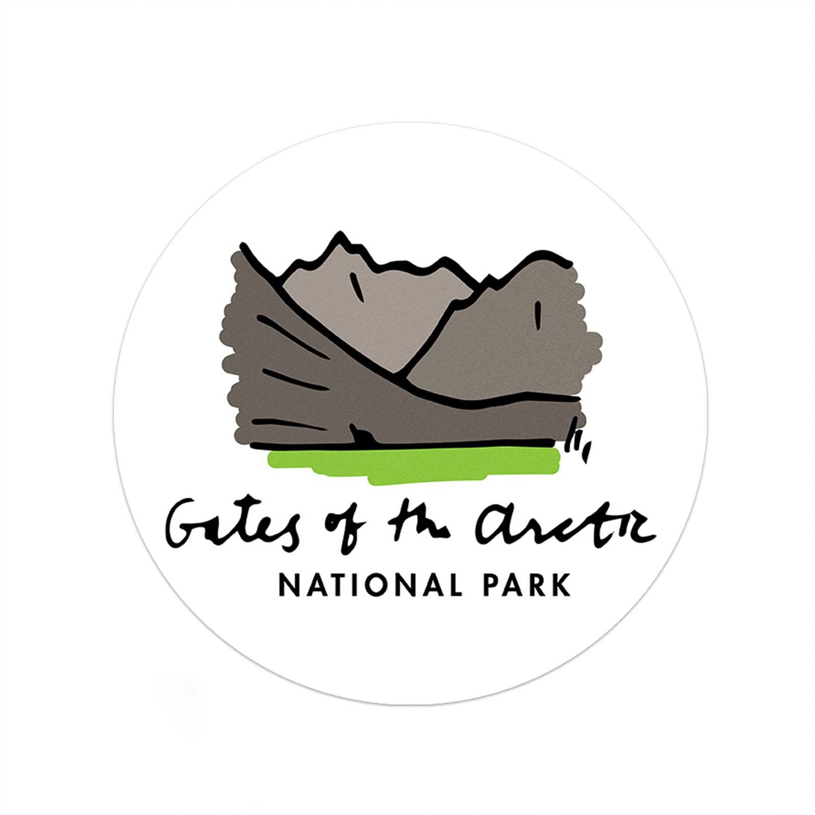 Gates Of The Arctic National Park Sticker | Albion Mercantile Co.