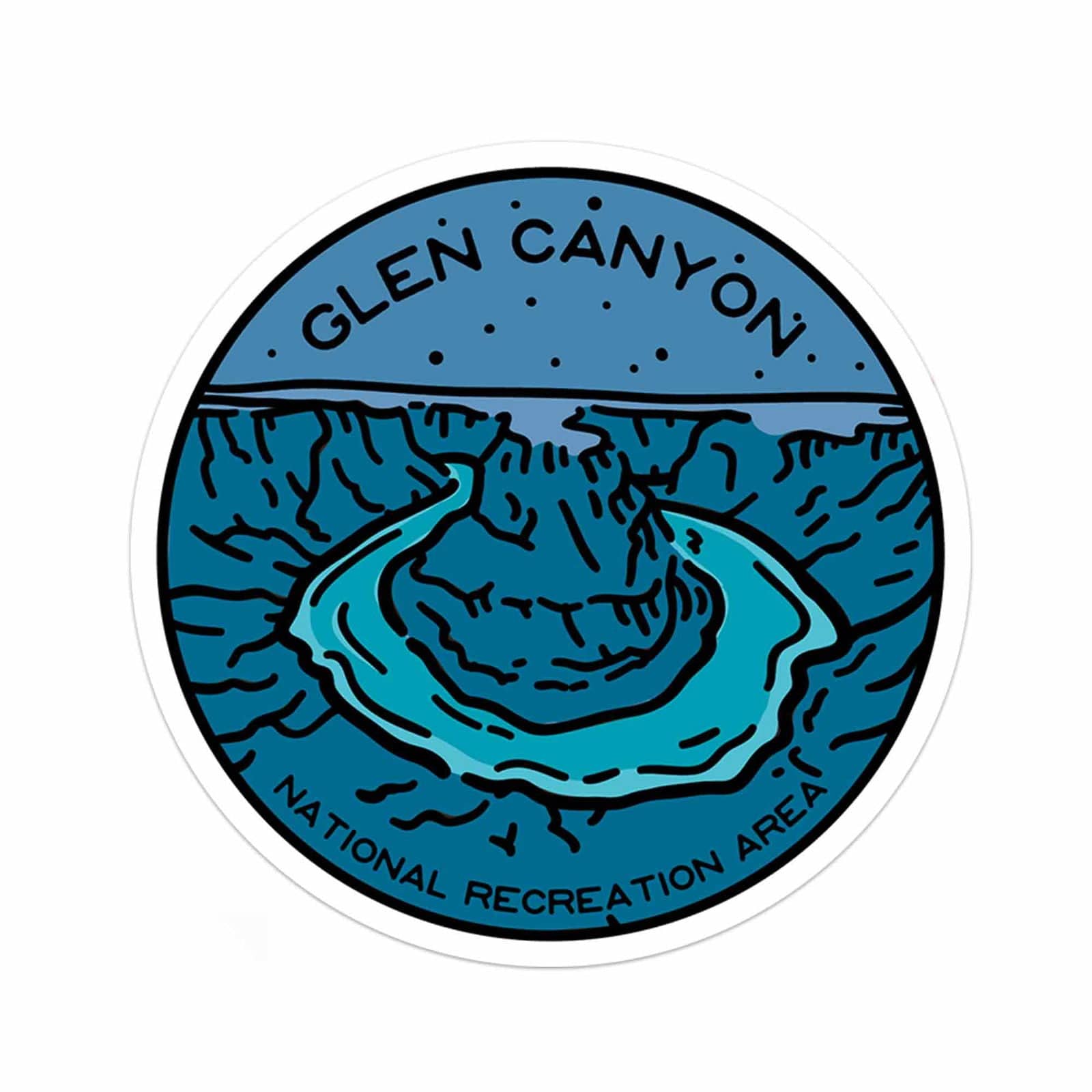 Glen Canyon National Recreation Area Sticker | National Park Decal ...